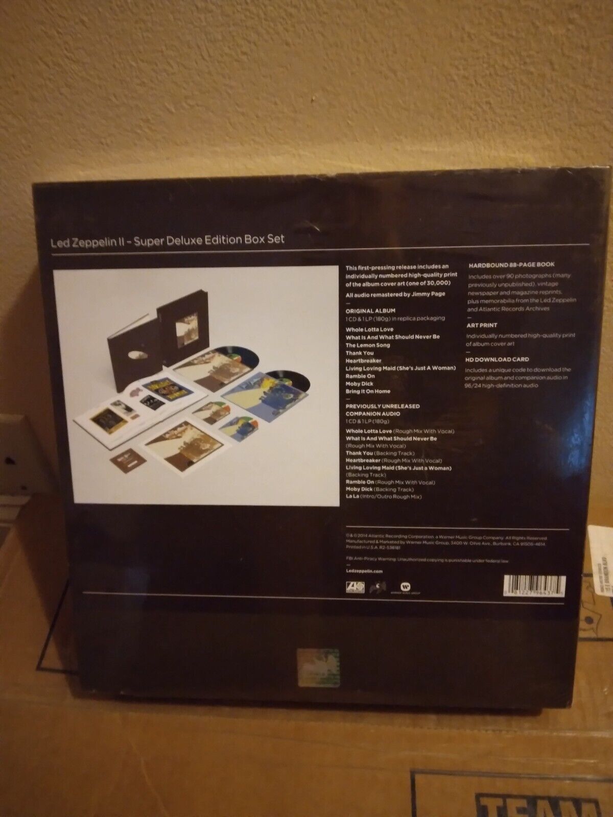 popsike.com - LED ZEPPELIN II SUPER DELUXE BOX SET STILL SEALED ...