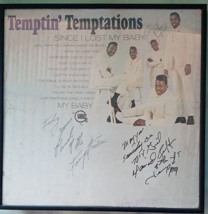 popsike.com - RARE 1966 AUTOGRAPHED LP David Ruffin/Eddie Kendricks ...