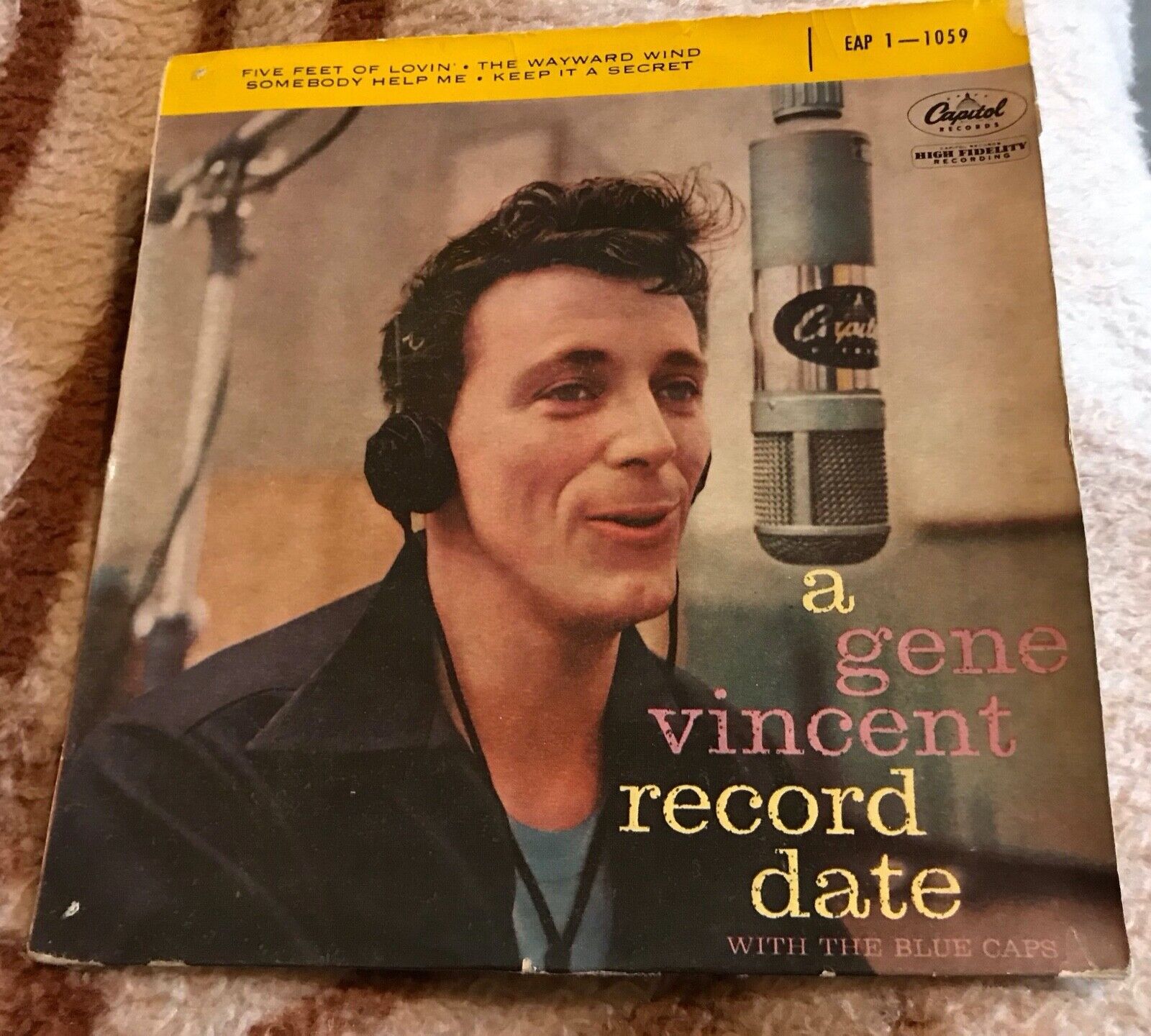 popsike.com - GENE VINCENT RECORD DATE French original EP signed by ...