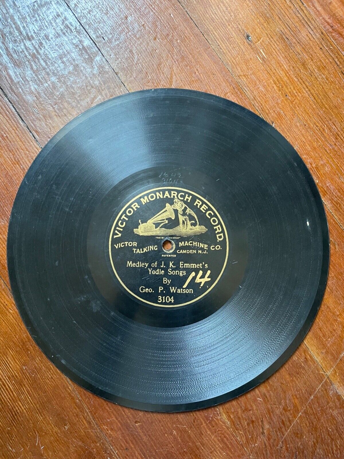popsike.com - antique 78 record VICTOR MONARCH recorded 1901 George P ...