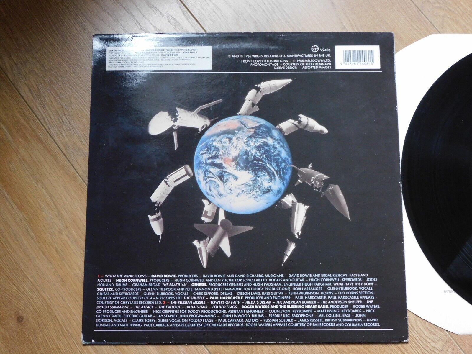 popsike.com - When The Wind Blows LP Roger Waters David Bowie Hugh ...