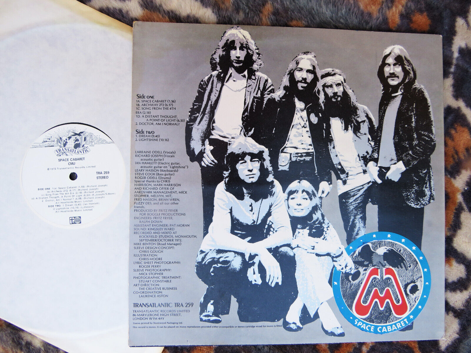 popsike.com - TOP PROG-PSYCH 1973 UK ORIG CMU "SPACE CABERET" MELLOTRON ...
