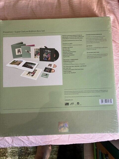 popsike.com - Led Zeppelin Presence Super Deluxe Box Set SEALED ...