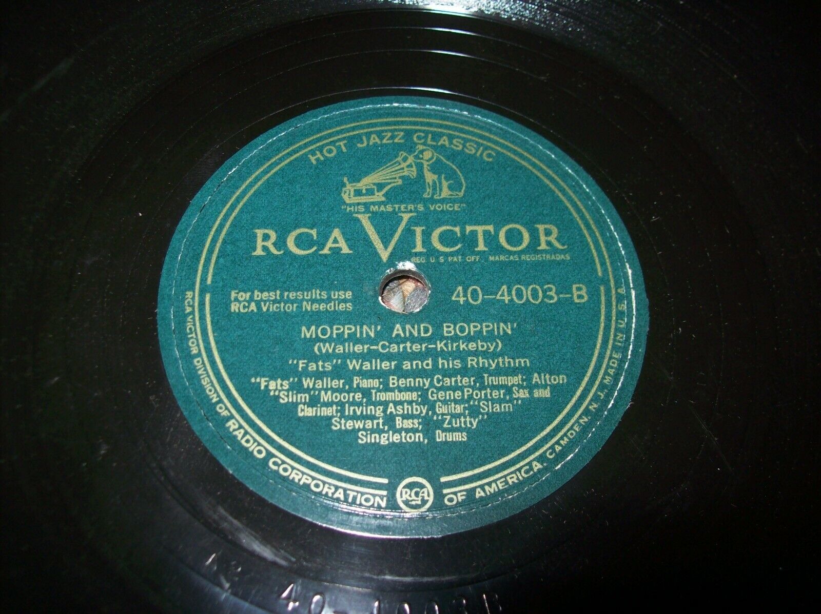 popsike.com - FATS WALLER-Ain't Misbehavin-Moppin' & Boppin' (12" 78 ...