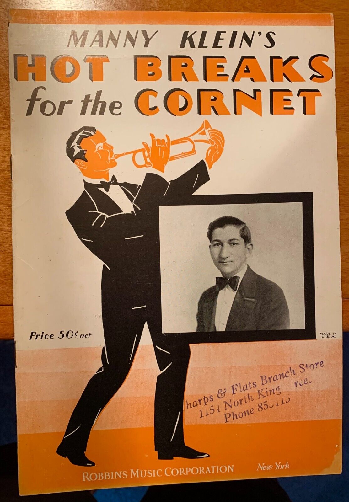 popsike.com - Manny Klein's Hot Breaks for the Cornet (1928) - auction ...