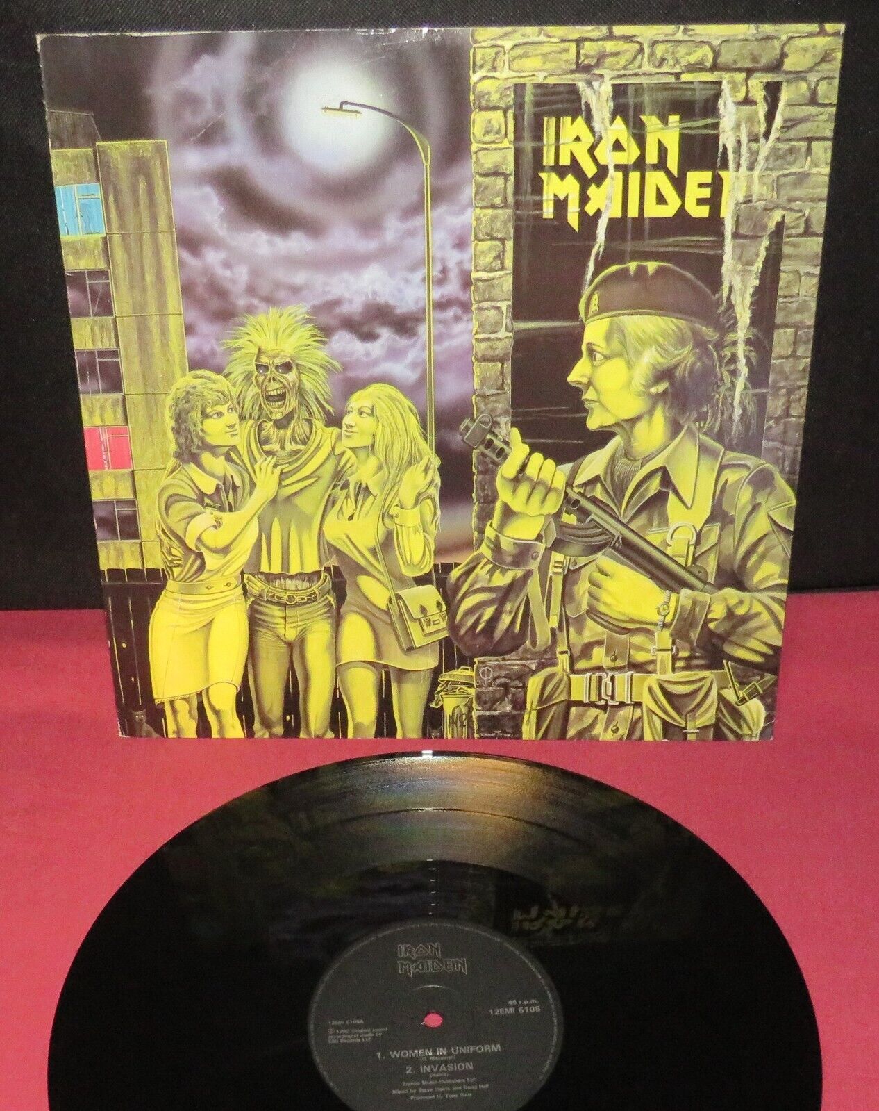 popsike.com - IRON MAIDEN Women In Uniform - 12" - Black Labels - EMI ...