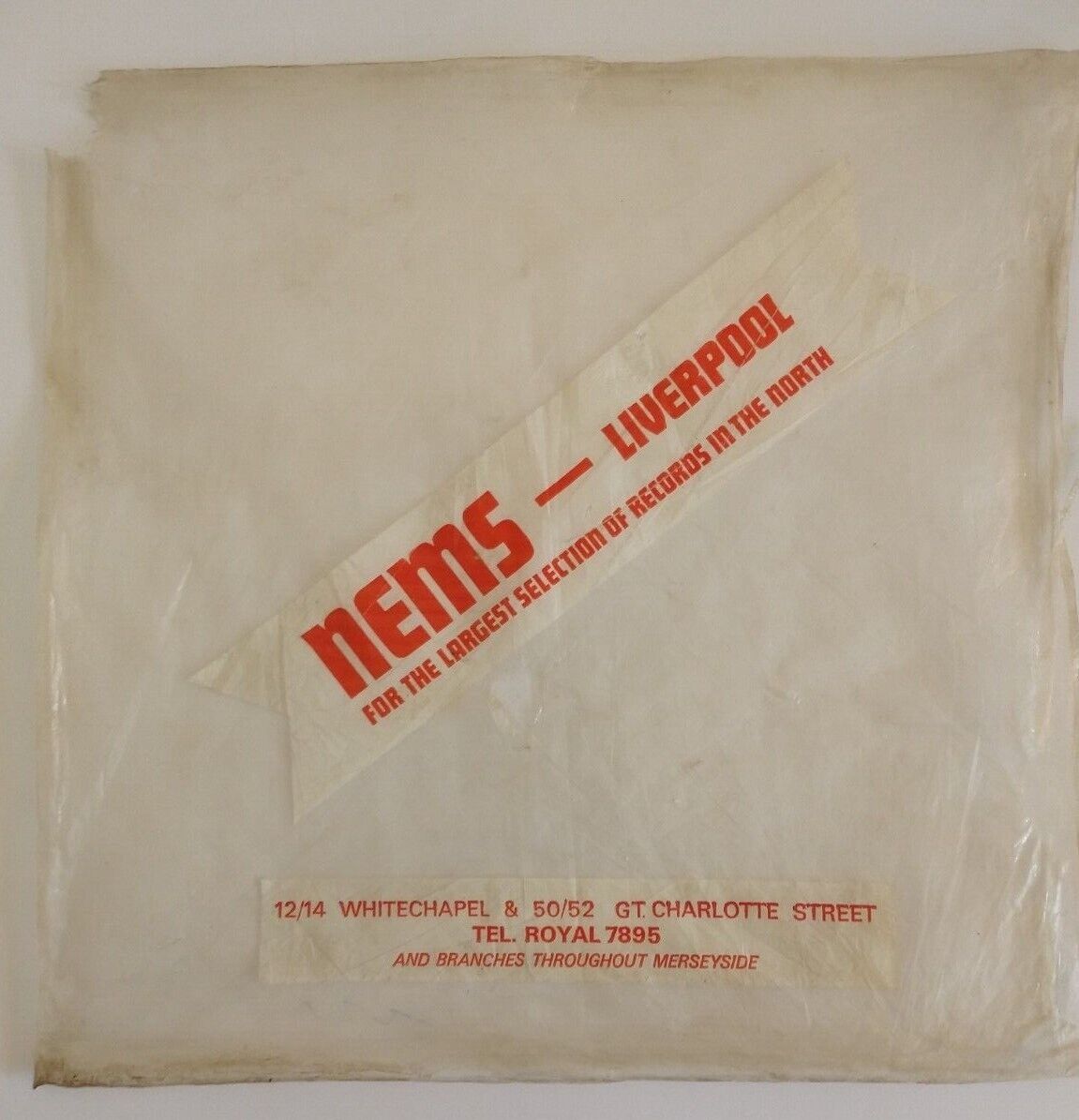 popsike.com - The Beatles - Brian Epstein - Nems Shop Plastic Record ...