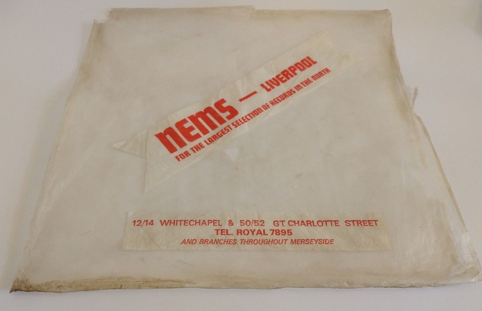 popsike.com - The Beatles - Brian Epstein - Nems Shop Plastic Record ...