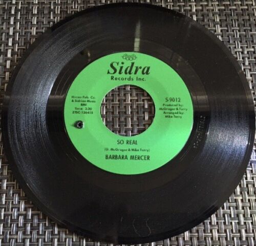popsike.com - Barbara Mercer So Real / Call On Me single Sidra S-9012 ...