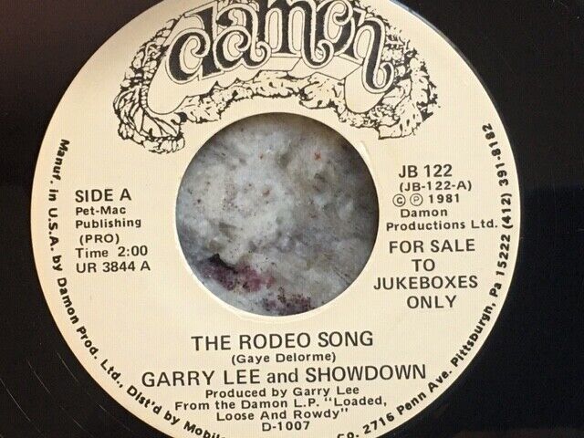 popsike.com - The Rodeo Song by Garry Lee and Showdown MINT 45 rpm ...