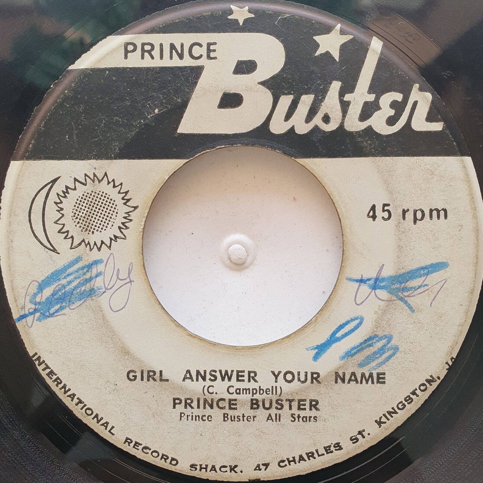 popsike.com - 45 SKA / PRINCE BUSTER / GIRL ANSWER YOUR NAME / PRINCE ...