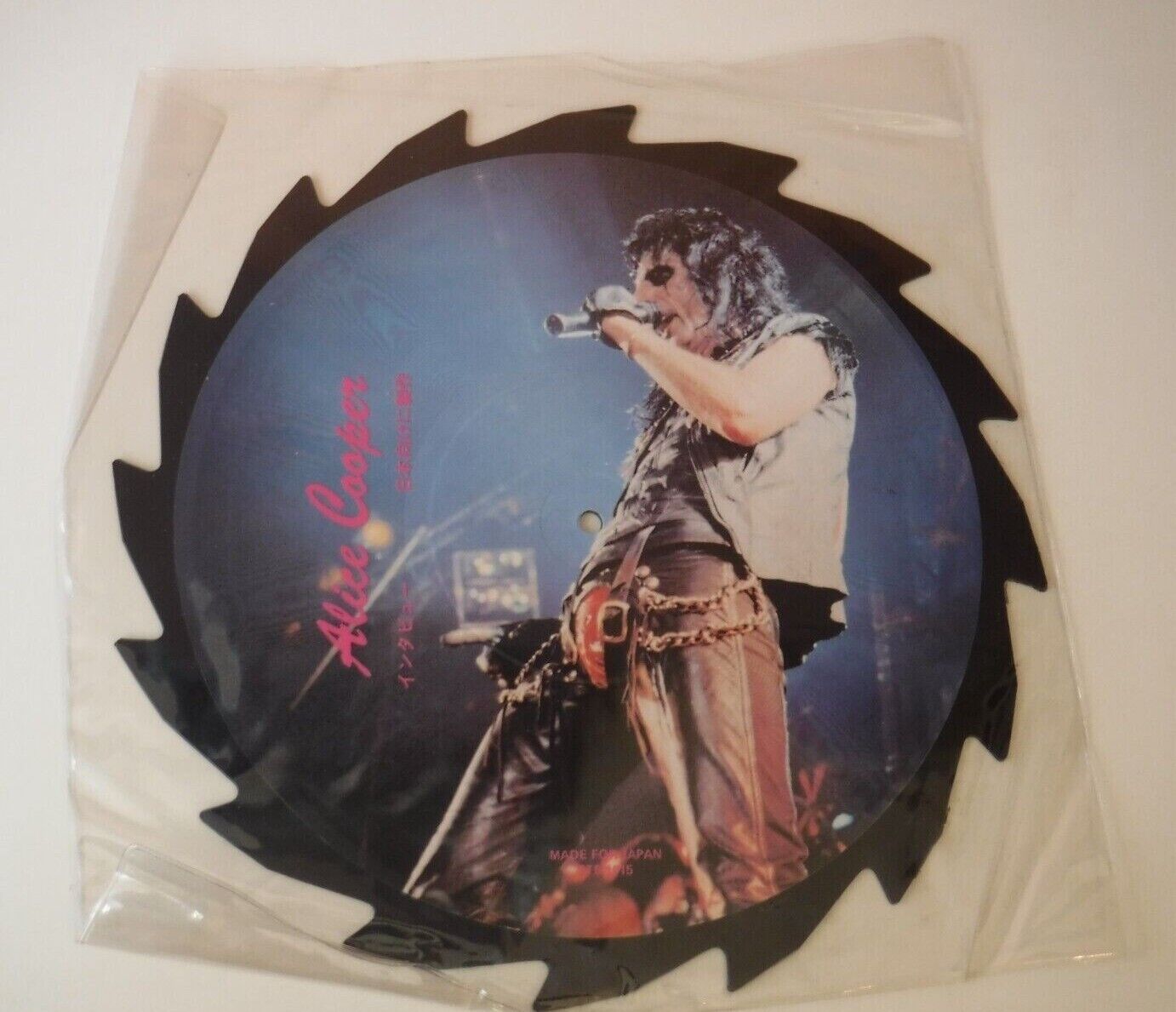 popsike.com - ALICE COOPER INTERVIEW PICTURE DISC SAW SHAPED 1989 TELL ...