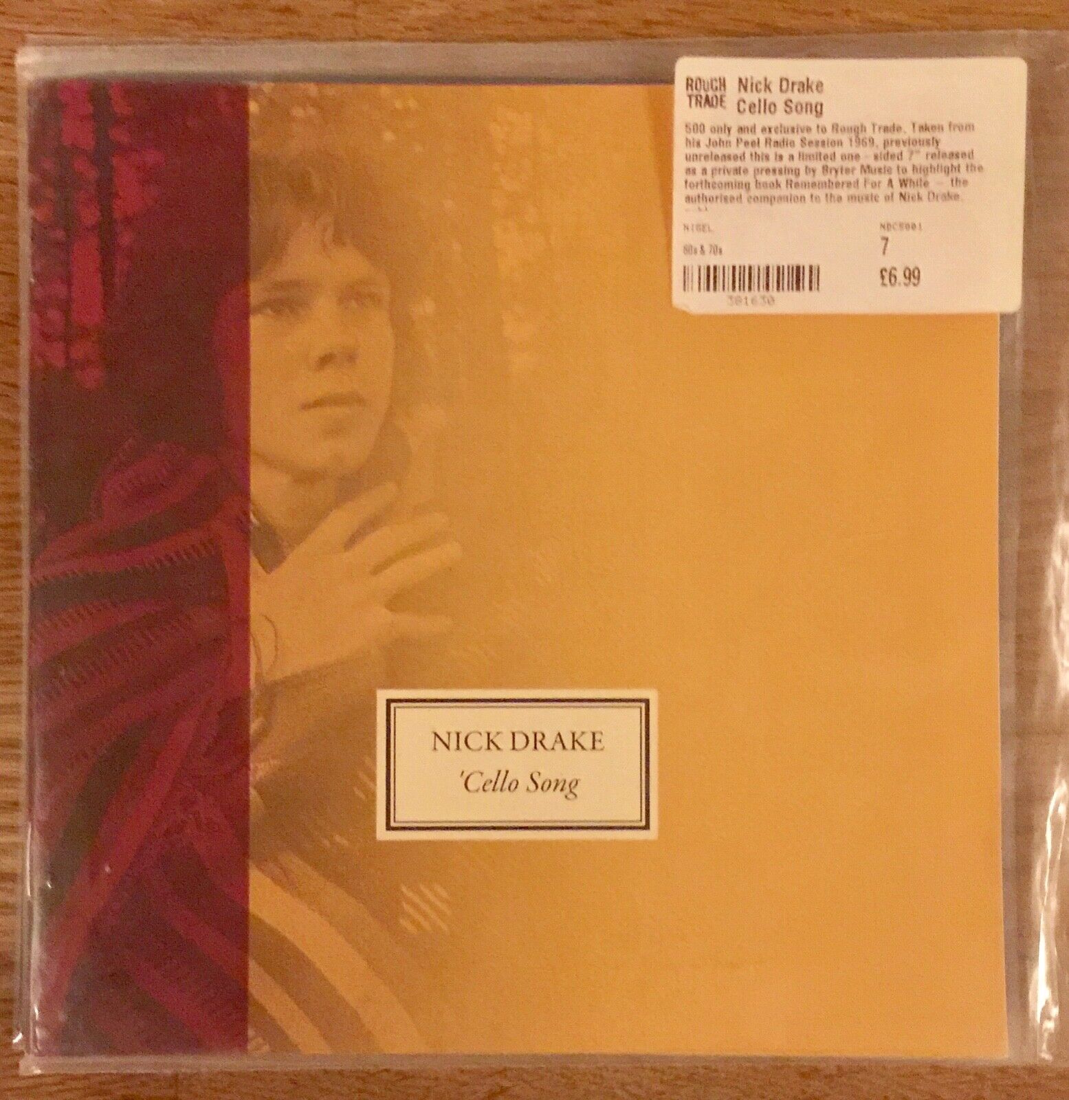 popsike.com - Nick Drake Cello Song One sided 7inch single rare 500 ...