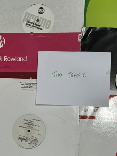 popsike.com - Tidy Trax Hard House 12" Bundle - Classic Tidy Vinyl ...