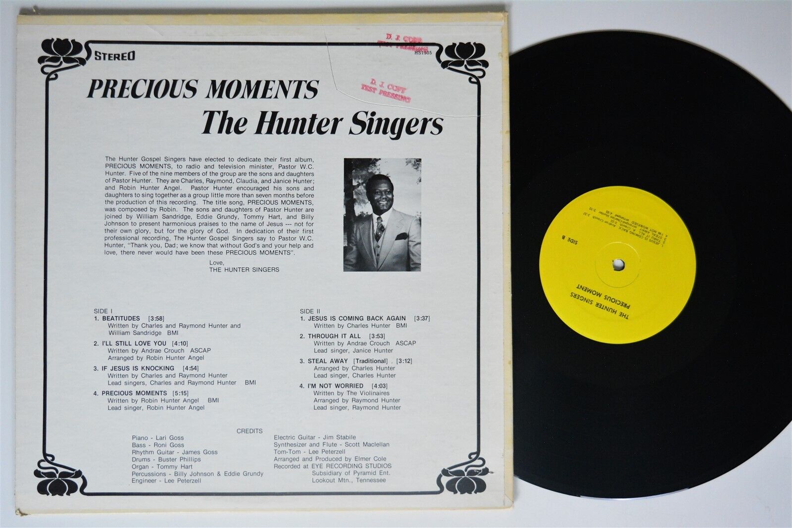 popsike.com - HUNTER SINGERS Precious Moments PRIVATE PRESSING LP VG++ ...
