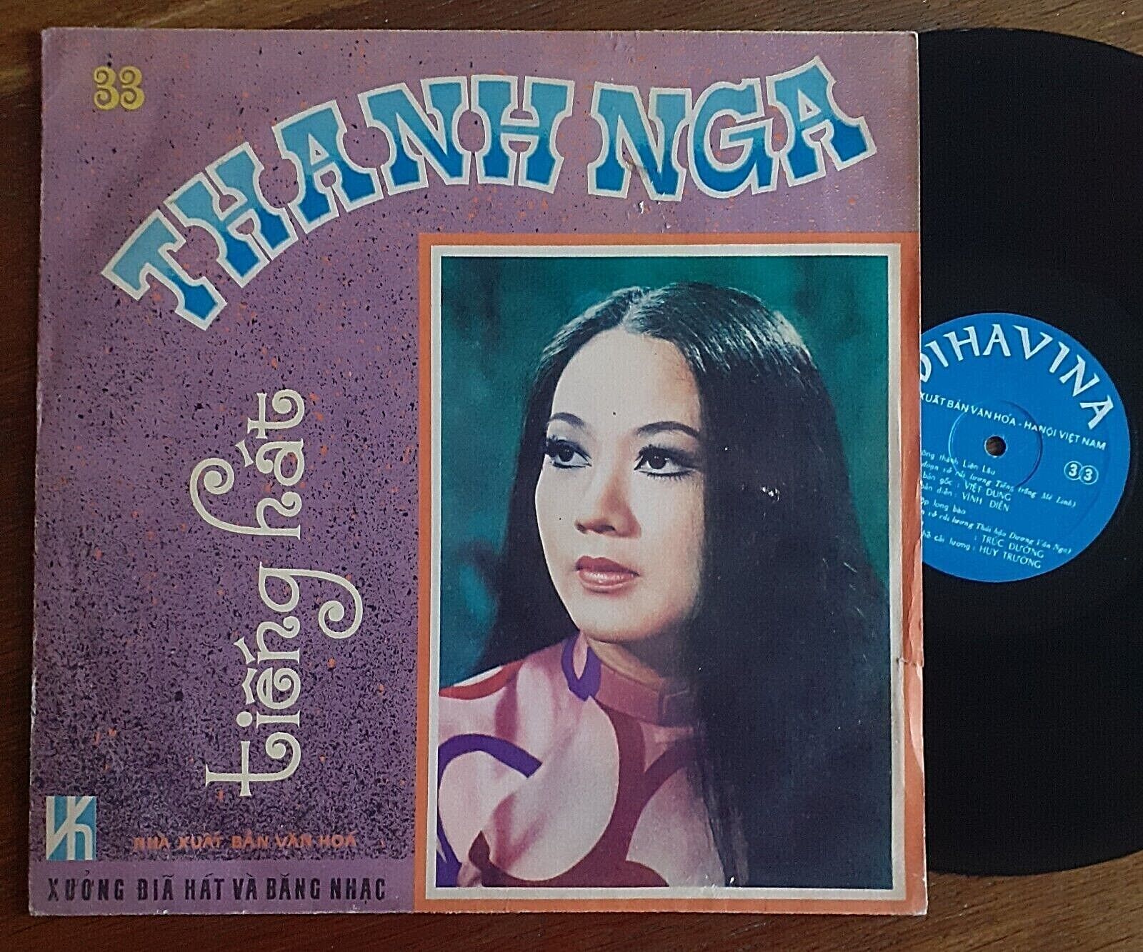 popsike.com - RARE LP THANH NGA (Nguyen Ti Nga) Singer Actress Viet Nam Vietnamese Songs 1978 ...