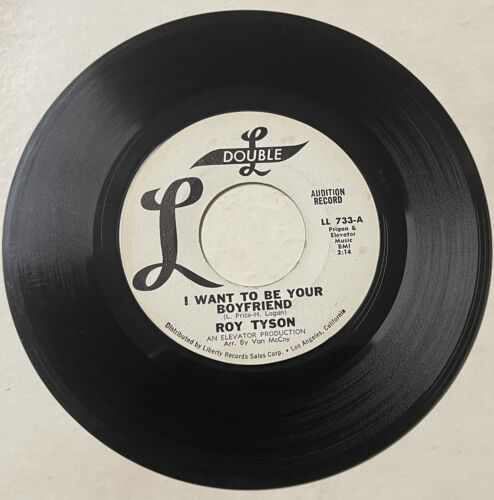 popsike.com - Roy Tyson DOO WOP 45 I Want To Be Your Boyfriend / Girl I ...