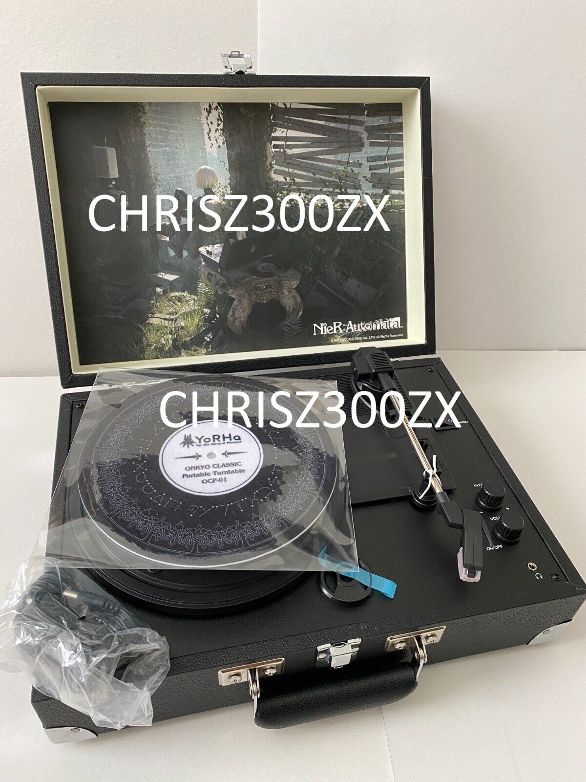 popsike.com - NieR Automata Portable Turntable 2B Vinyl Record Player ...