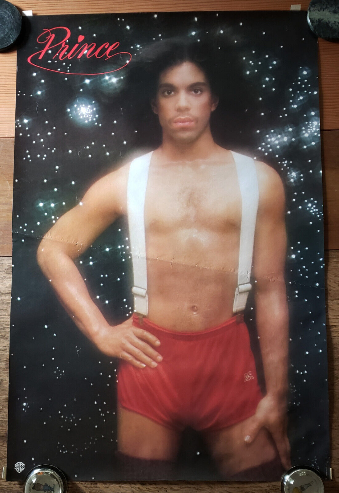 popsike.com - Prince "Prince" LP Promotional Poster 1979, Warner Bros ...