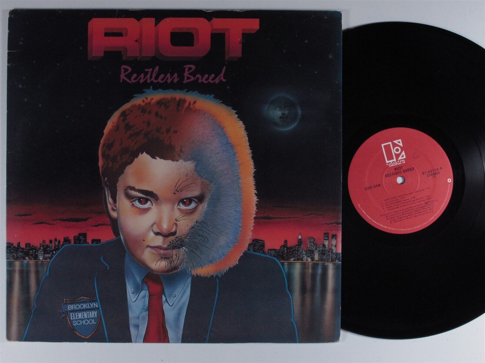 popsike.com - RIOT Restless Breed ELEKTRA LP with fan club insert f ...