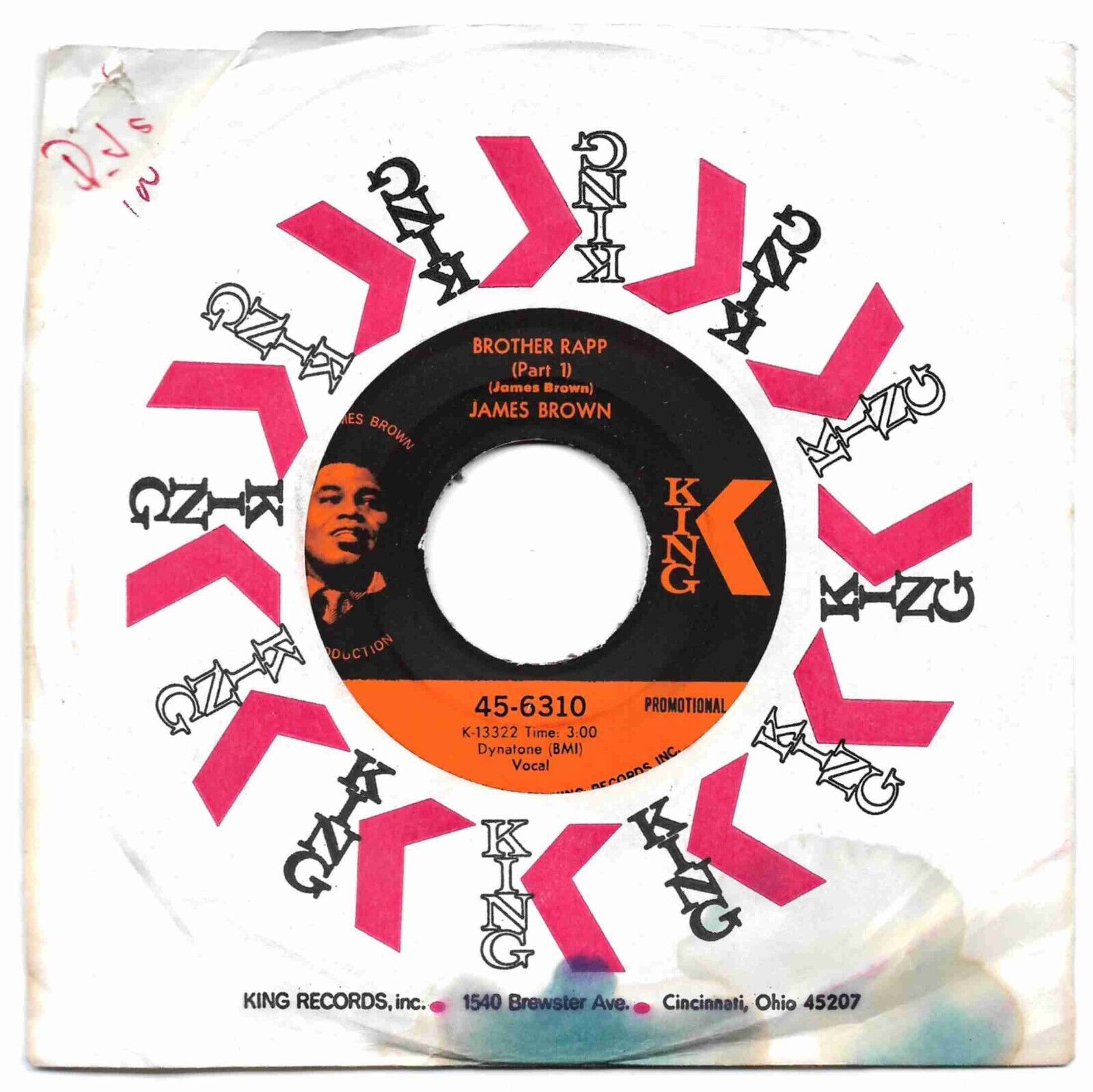 popsike.com - JAMES BROWN Brother Rapp KING PROMO NM UNPLAYED STOCK ...