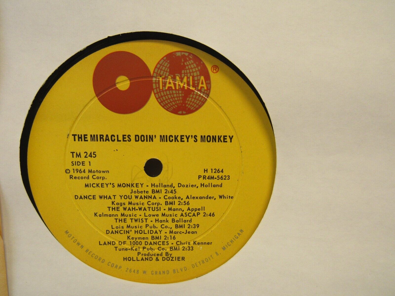 popsike.com - The Miracles Doin' Mickey's Monkey Mono R & B LP ...