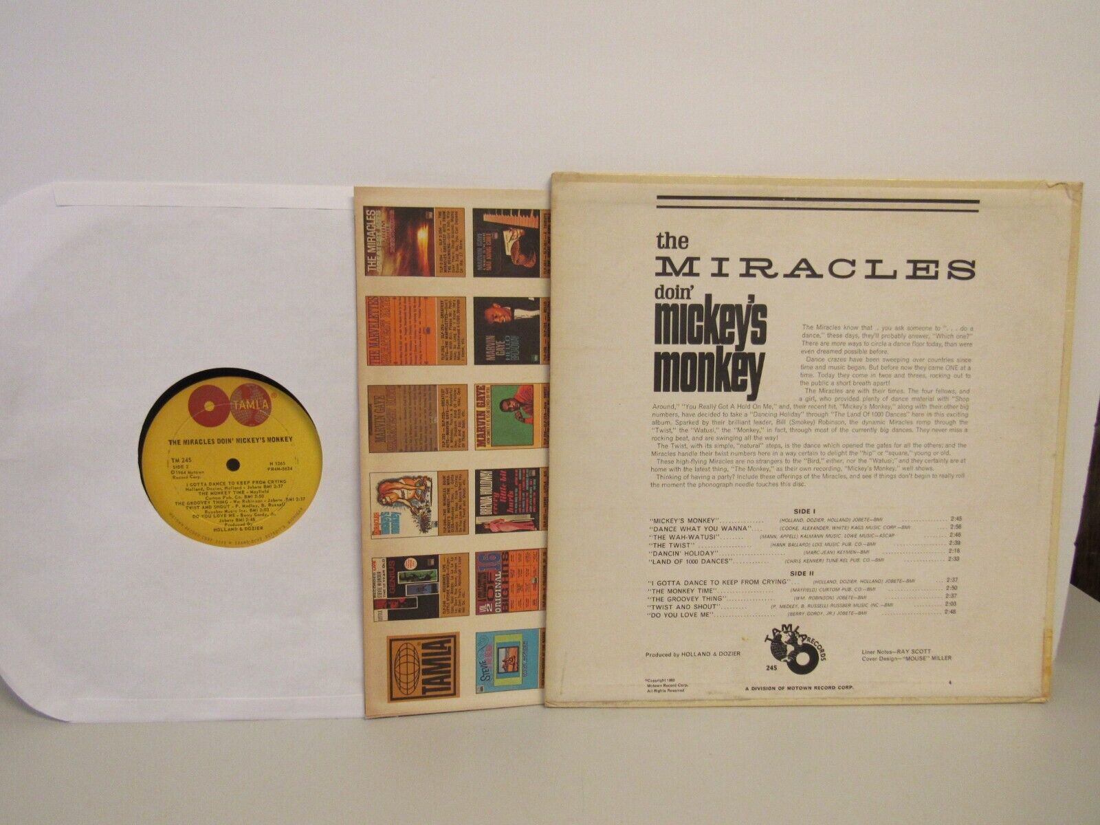 popsike.com - The Miracles Doin' Mickey's Monkey Mono R & B LP ...