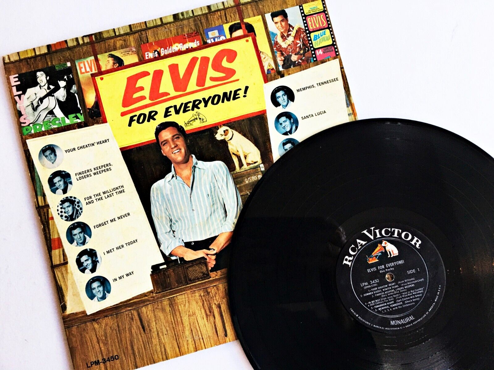 popsike.com - Elvis Presley - Elvis For Everyone 1965 Vinyl LP RCA ...