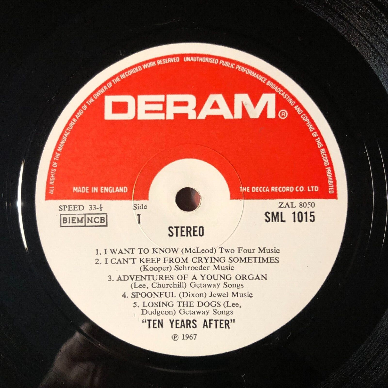 popsike.com - TEN YEARS AFTER " TEN YEARS AFTER " | VINYL ENM| SCHALLPLATTE LPs | - auction details