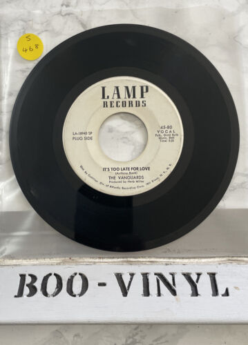 popsike.com - The Vanguards It’s Too Late For Love 7” Northern Soul ...