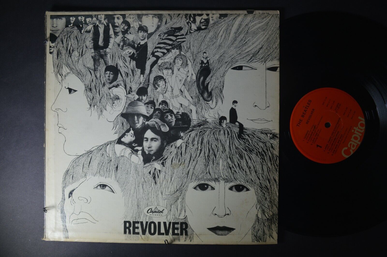 popsike.com - BEATLES Revolver ROCK LP Capitol RARE Red Labels ...