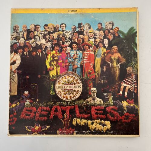 popsike.com - 1967 1st US Press THE BEATLES Sgt Peppers Lonely Hearts Club Band SMAS 2653 LP ...