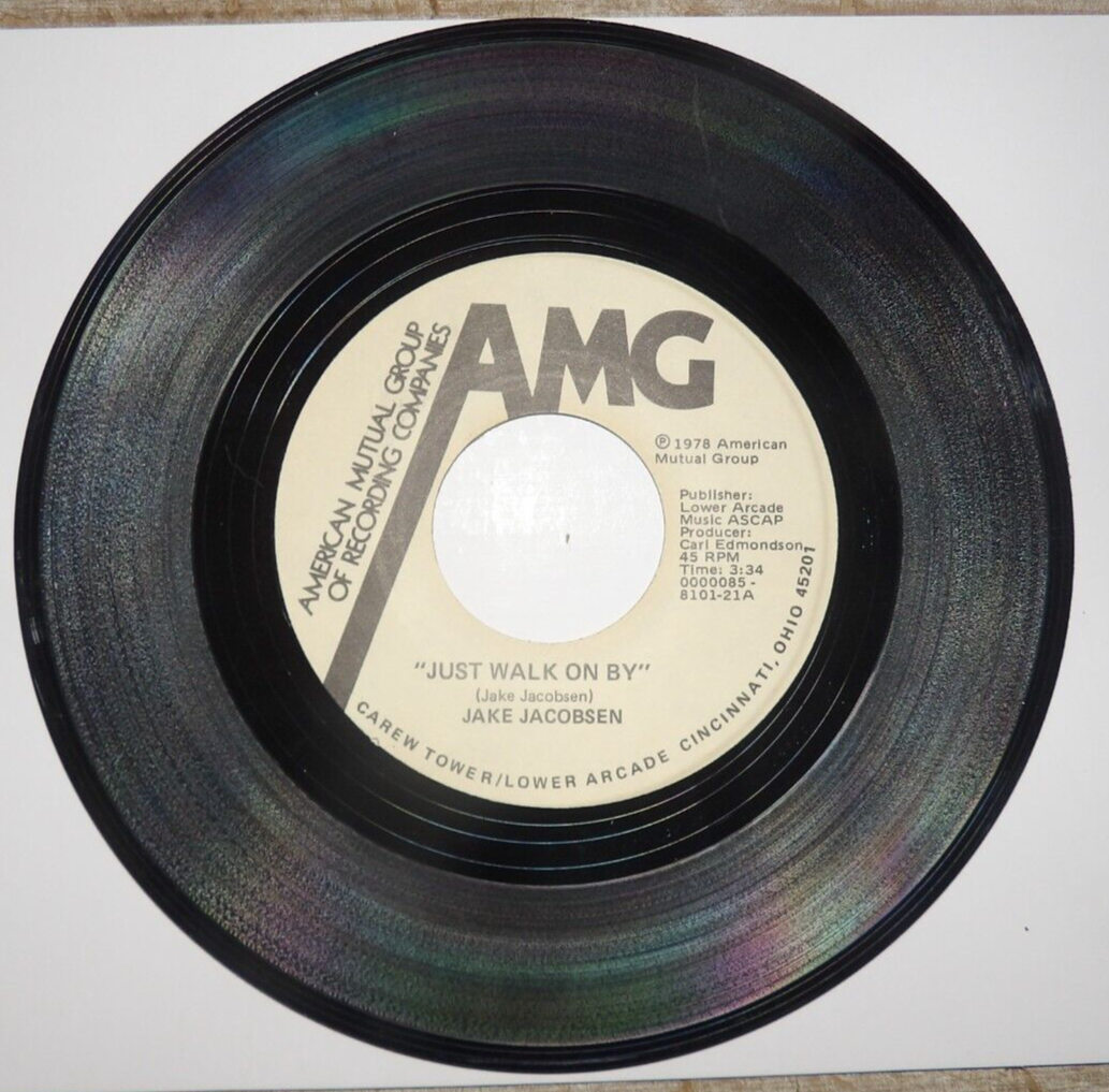 popsike.com - Jake Jacobsen Girl Here I Go Again / Just Walk On By AMG ...