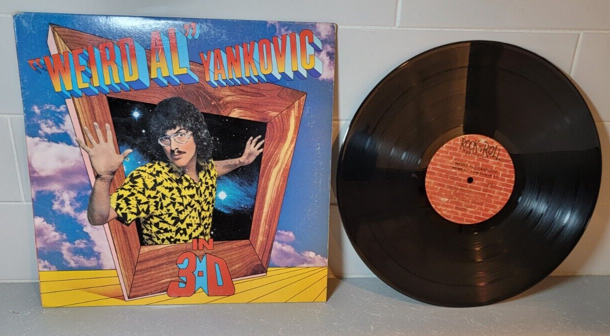 popsike.com - “WEIRD AL” YANKOVIC IN 3-D 1984 Rock and Roll Records ...