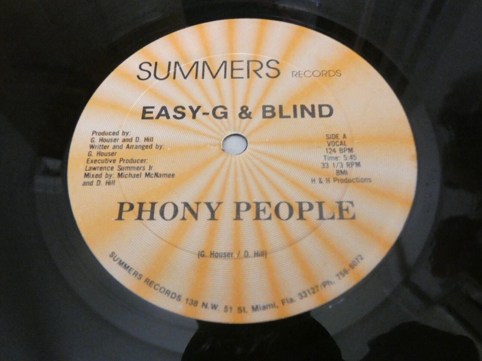 popsike.com - EASY G & BLIND – PHONY PEOPLE ELECTRO RAP HIP HOP 12 NM ...