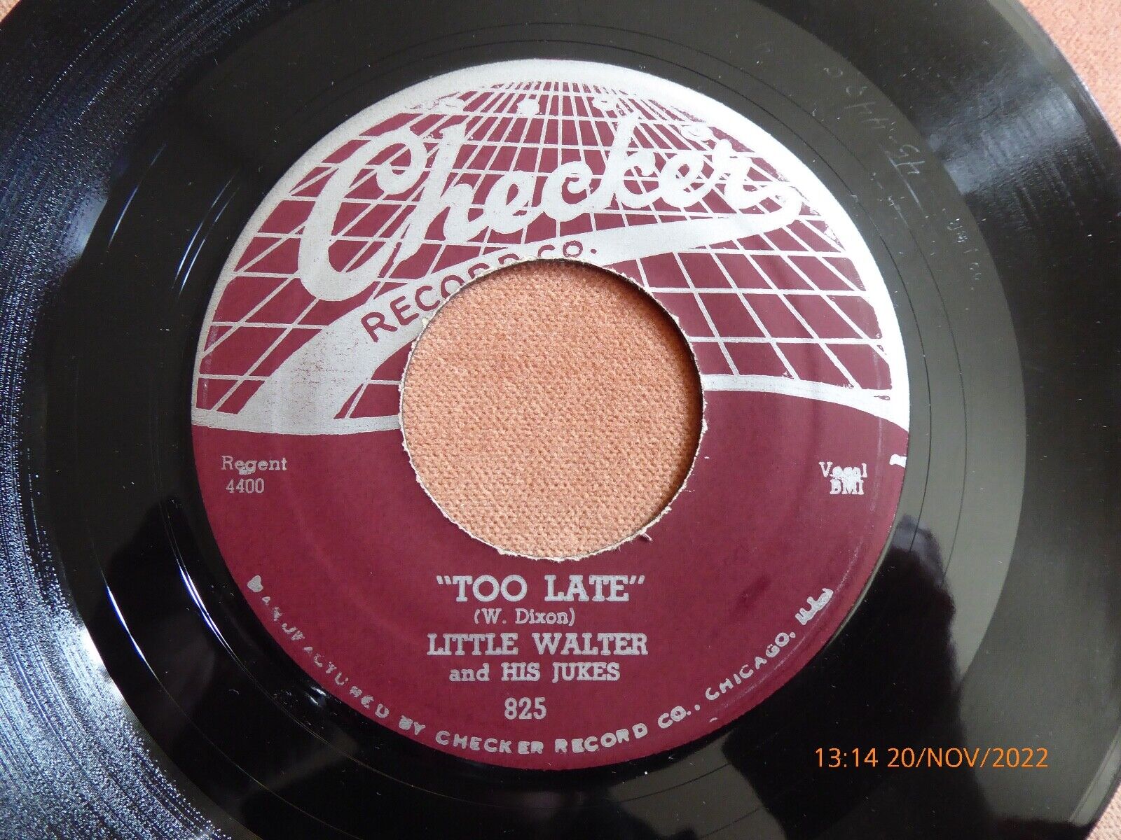 popsike.com - CHECKER 825 LITTLE WALTER Too Late/I Hate To See You Go 45 BLUES R&B - auction details
