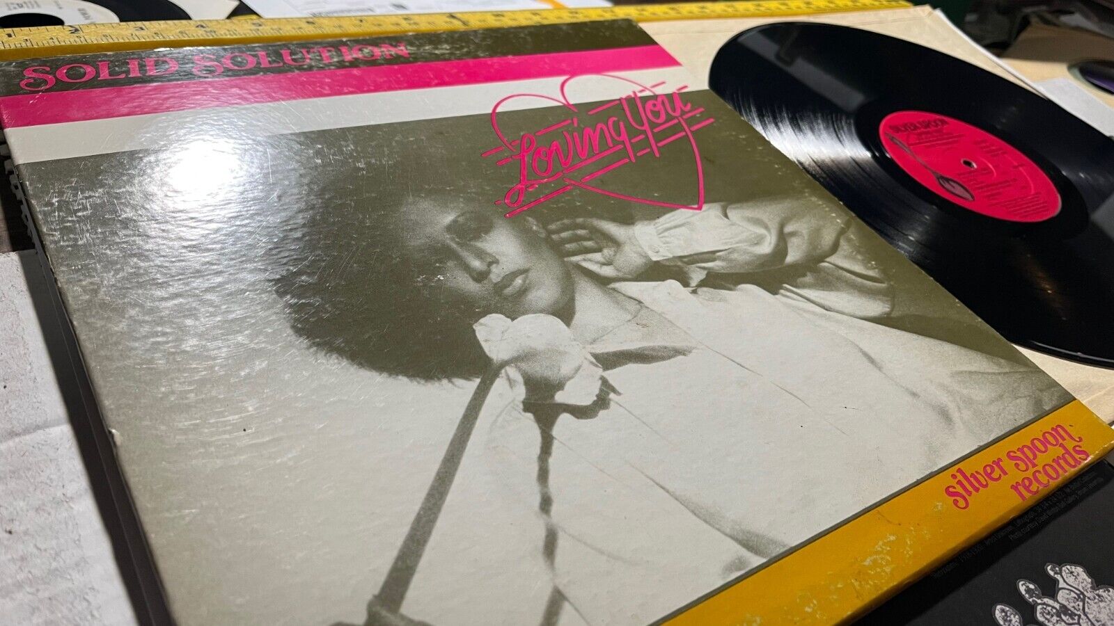 popsike.com - modern soul disco boogie LP SOLID SOLUTION Loving You Mp3 Detroit Silver Spoon ...