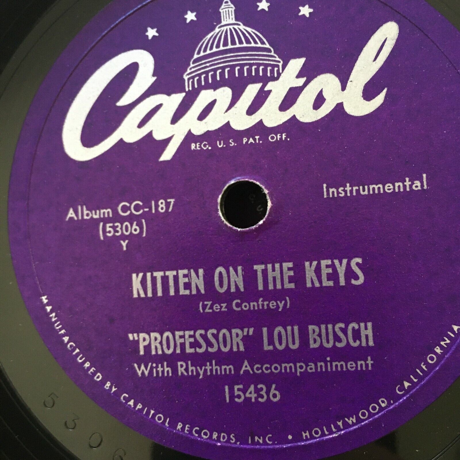 popsike.com - HONKY-TONK PIANO 3-Record Set Capitol CC-187 MARVIN ASH ...