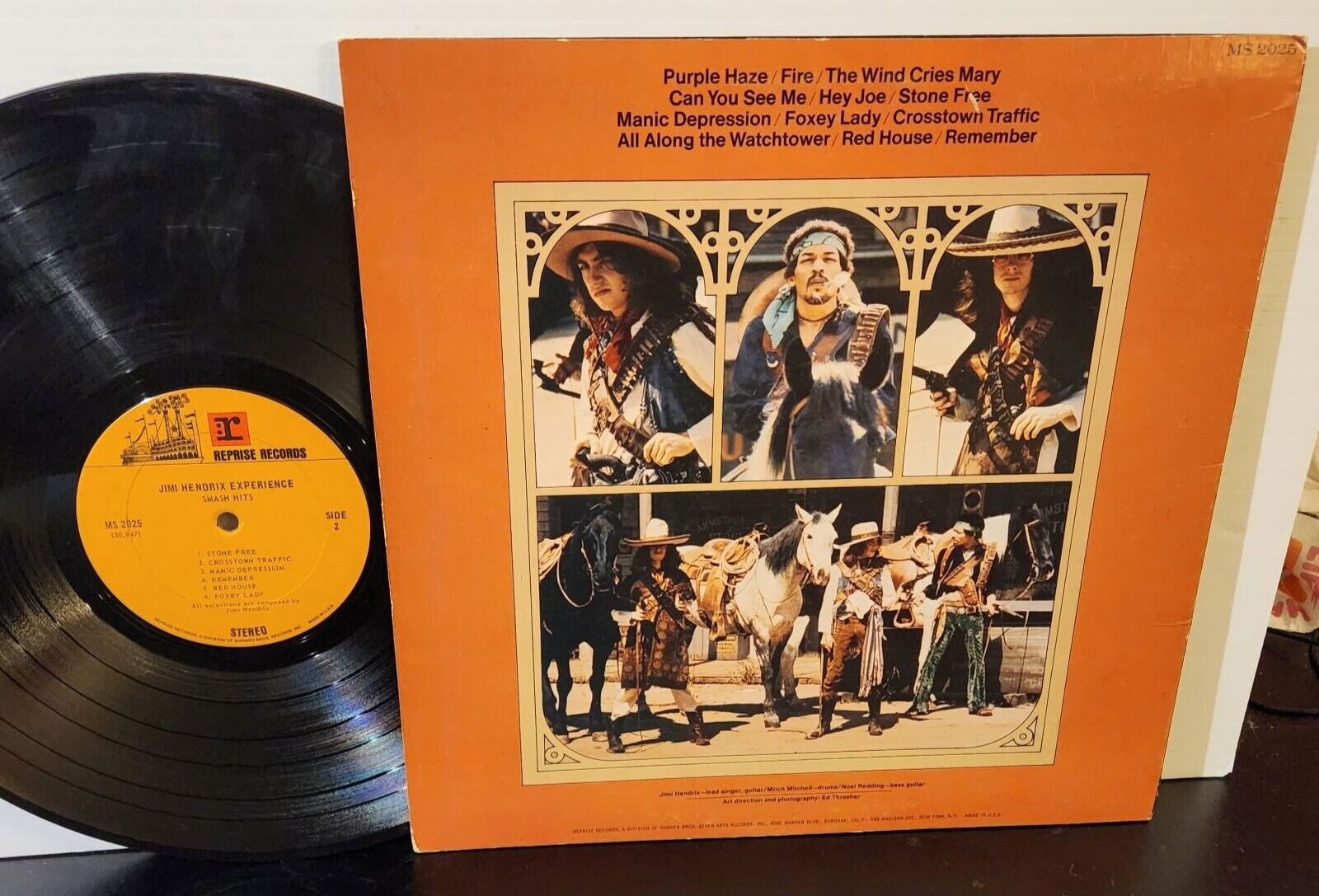 popsike.com - JIMI HENDRIX EXPERIENCE Smash Hits '69 Reprise MS 2025 ...