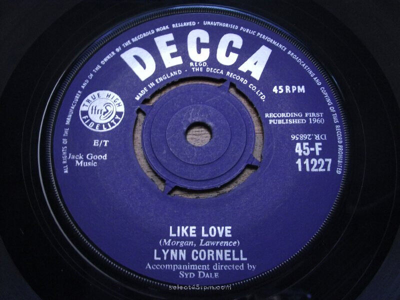 popsike.com - LYNN CORNELL [Lyn] Demon Lover MINT DECCA F 11227 Popcorn ...
