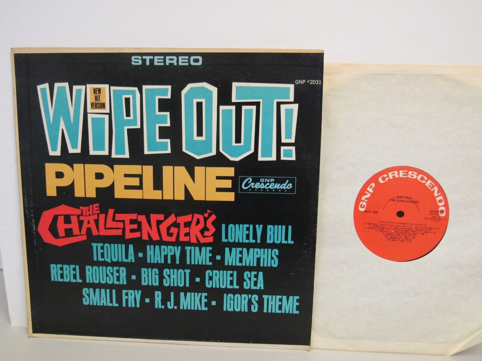 popsike.com - The Challengers Wipe Out Garage Rock LP - auction details
