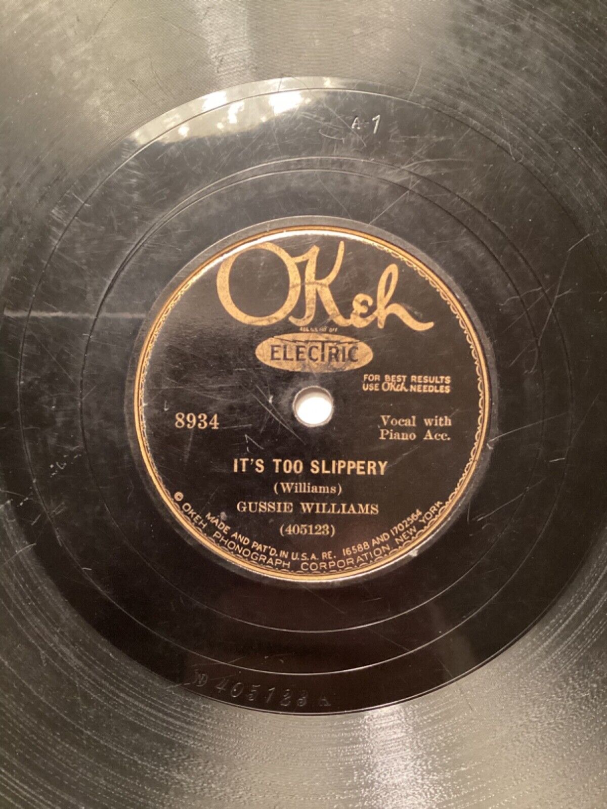 popsike.com - 78 rpm: Blues Music 78 Record Gussie Williams Too ...