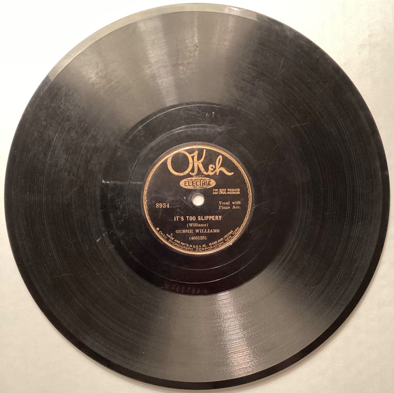 popsike.com - 78 rpm: Blues Music 78 Record Gussie Williams Too ...