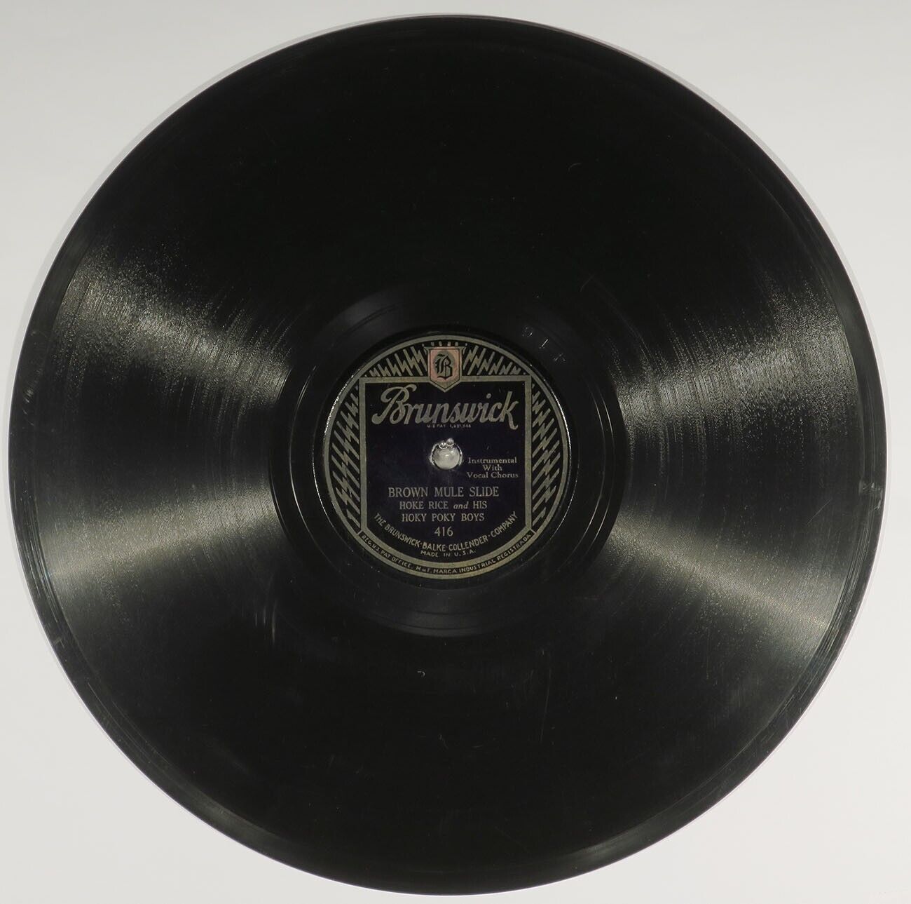 popsike.com - 78 RPM - Hoke Rice and His Hoky Poky Boys, Brunswick 416 ...