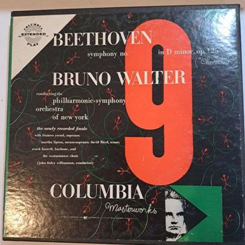 popsike.com - BEETHOVEN Symphony No. 9, D Minor, Bruno Walter ...