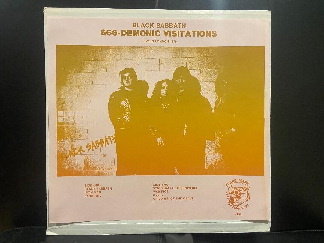 popsike.com - Black Sabbath Live 1978 London Demonic Visitations LP ...
