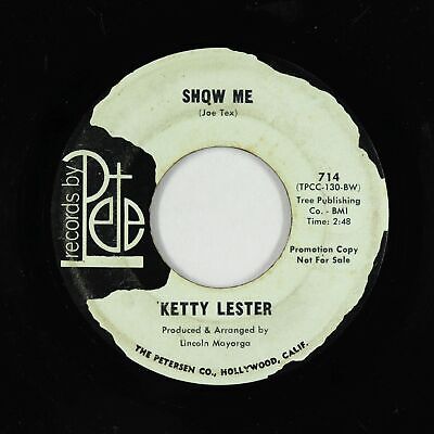 popsike.com - Northern Soul 45 - Ketty Lester - Show Me - Records By Pete - mp3 - auction details