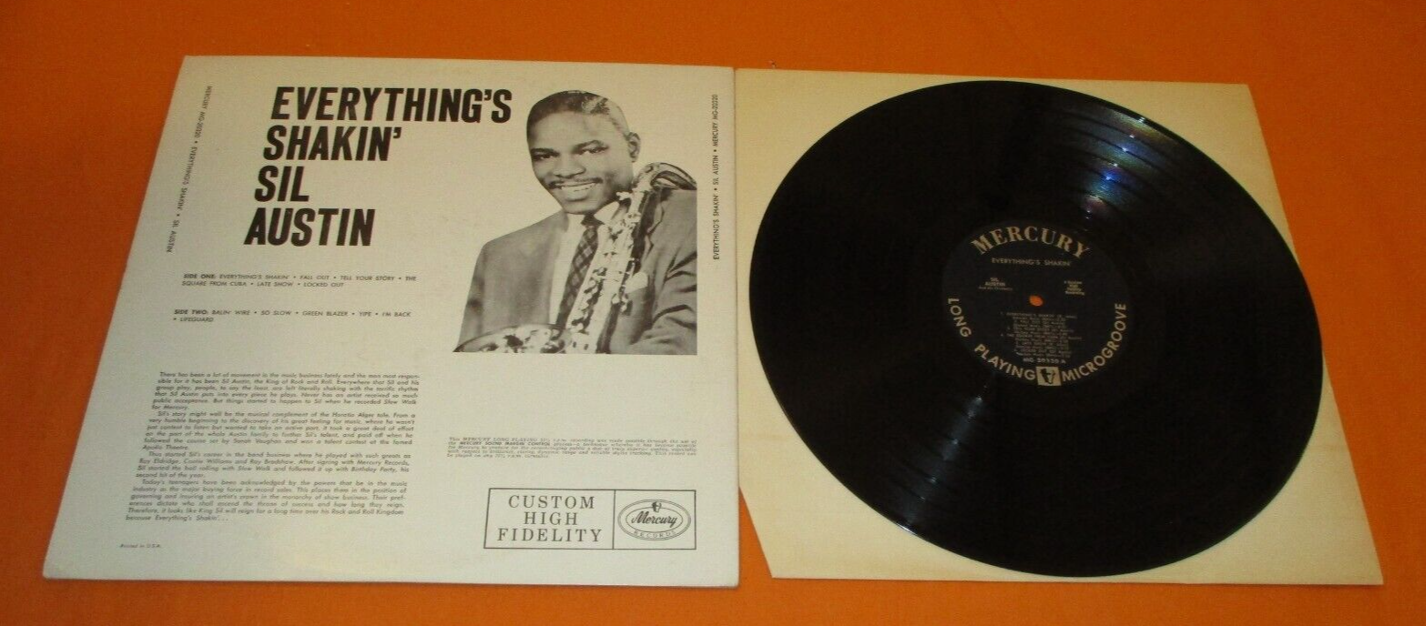 popsike.com - SIL AUSTIN Everything's Shakin' LP (1958) original ROCK n ...