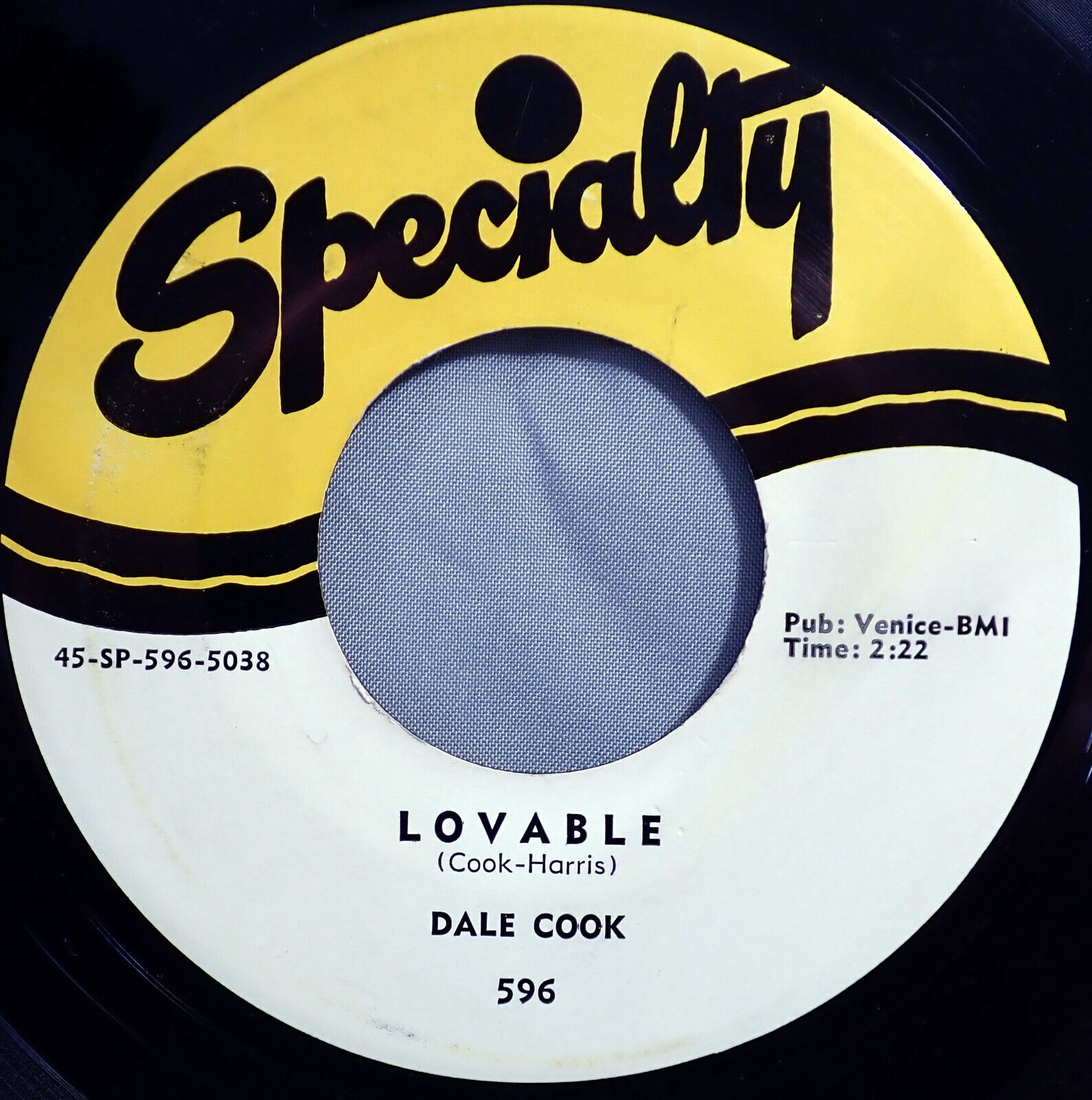 popsike.com - HEAR IT 50's R&B 45 rpm record Dale Cook (aka Sam Cook ...