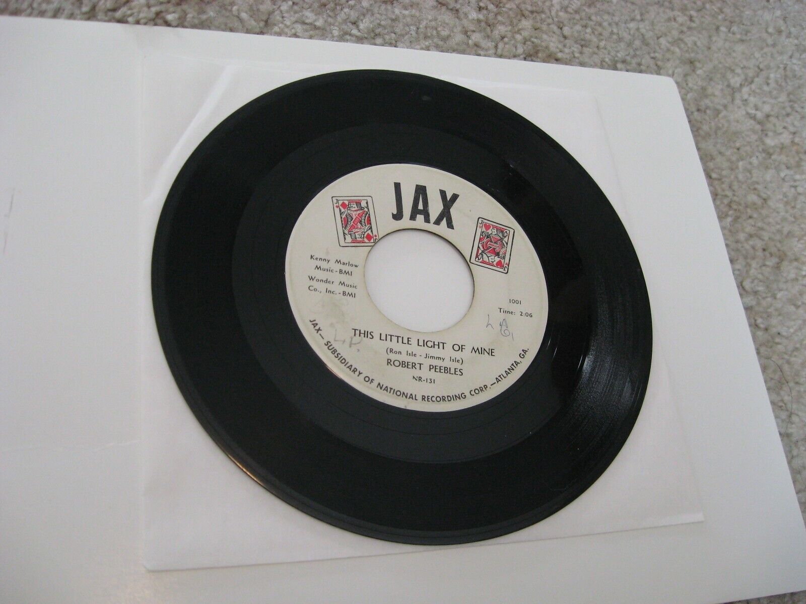 popsike.com - **Robert Peebles/ This Little Light Of Mine b/w Gift From ...